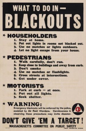 How the Home Front Became a Light During World War II Blackouts ...
